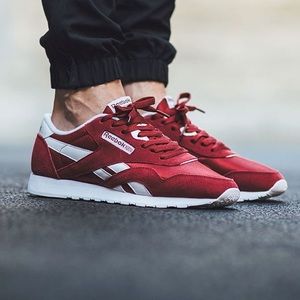 Reebok | Shoes | Reebok Classic Nylon Red | Poshmark